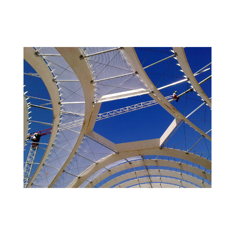 Filet de protection antichute filet stop chute sous toiture