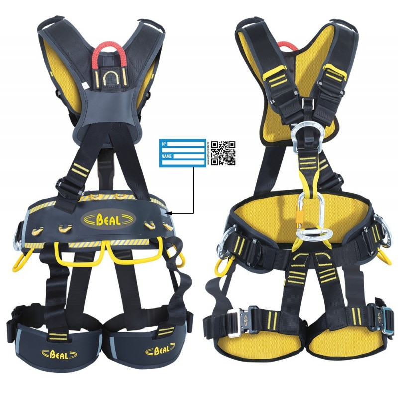 Harnais de sécurité antichute BEAL Hero Pro protections Taille Taille XL
