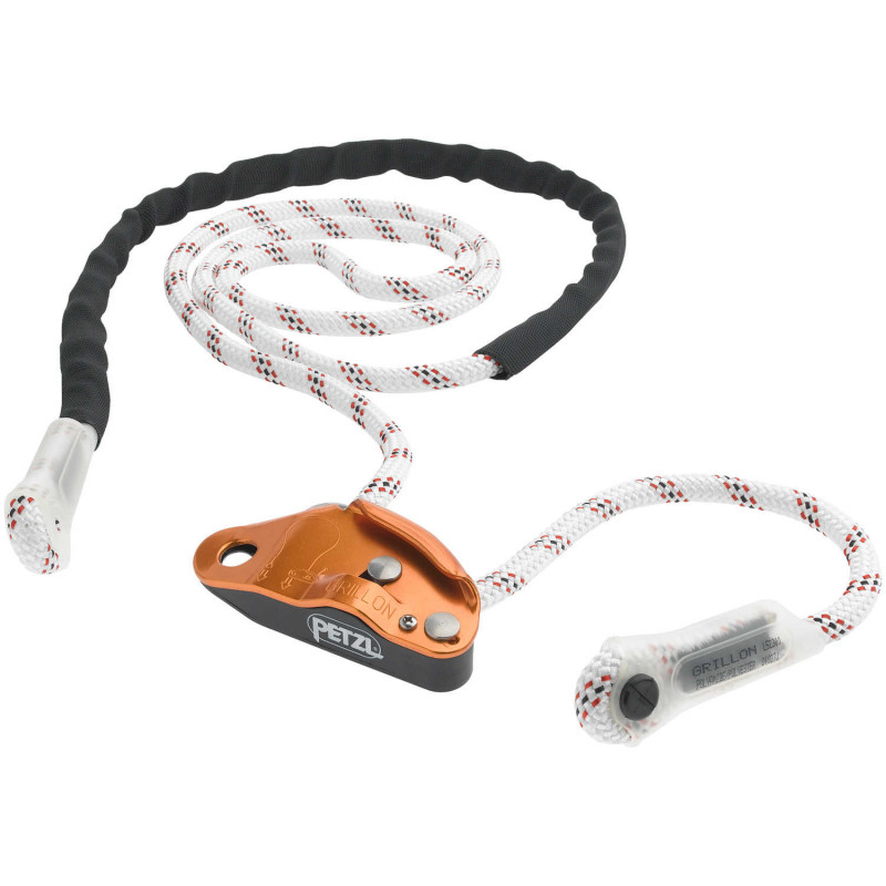 Longe de maintien PETZL - Grillon hook réglable 2/5 mètres Longueur 2 m