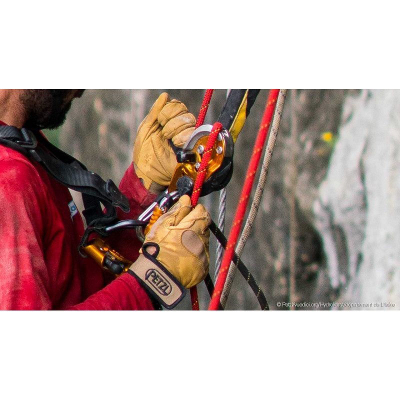Mousqueton PETZL - Connecteur robuste acier Oxan Screw Lock noir