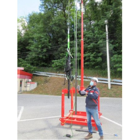 Potence rotative mobile avec rappel automatique EN795 typeB