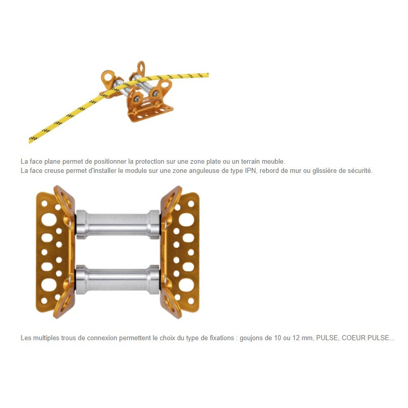 PETZL - Roller coaster - Protection des cordes