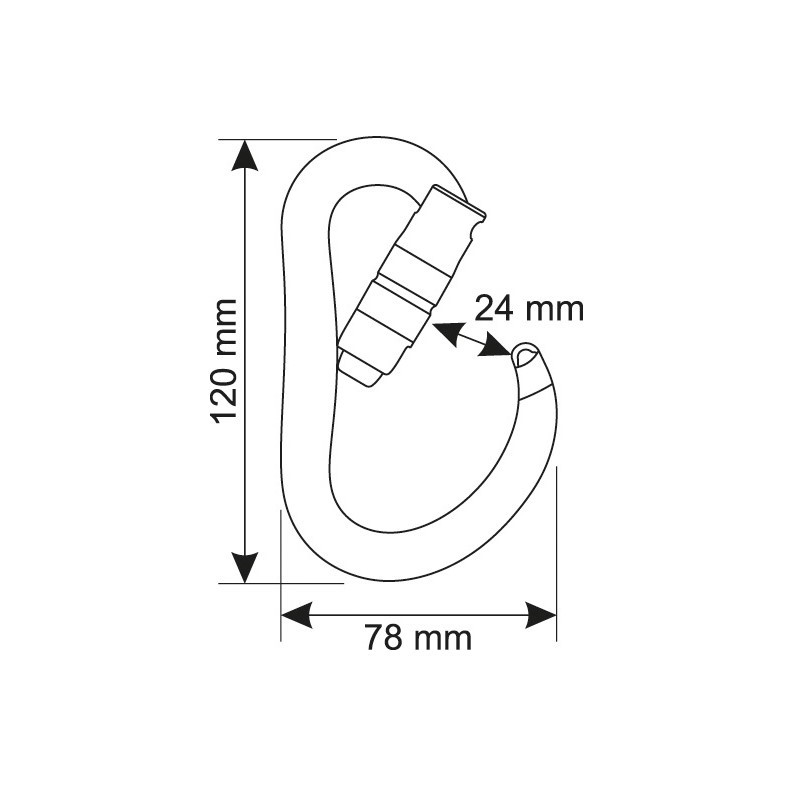 Mousqueton CAMP - EN362 B - ATOM 2LOCK - Connecteur