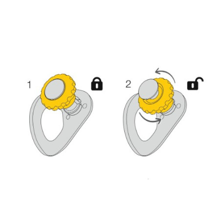 Ancrage béton PETZL - Cœur pulse 12mm antichute - EN795