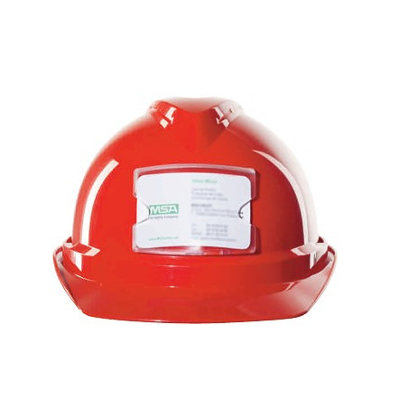 Casque de sécurité MSA - V-GARD 500 non ventilé + porte badge - ATEX ...