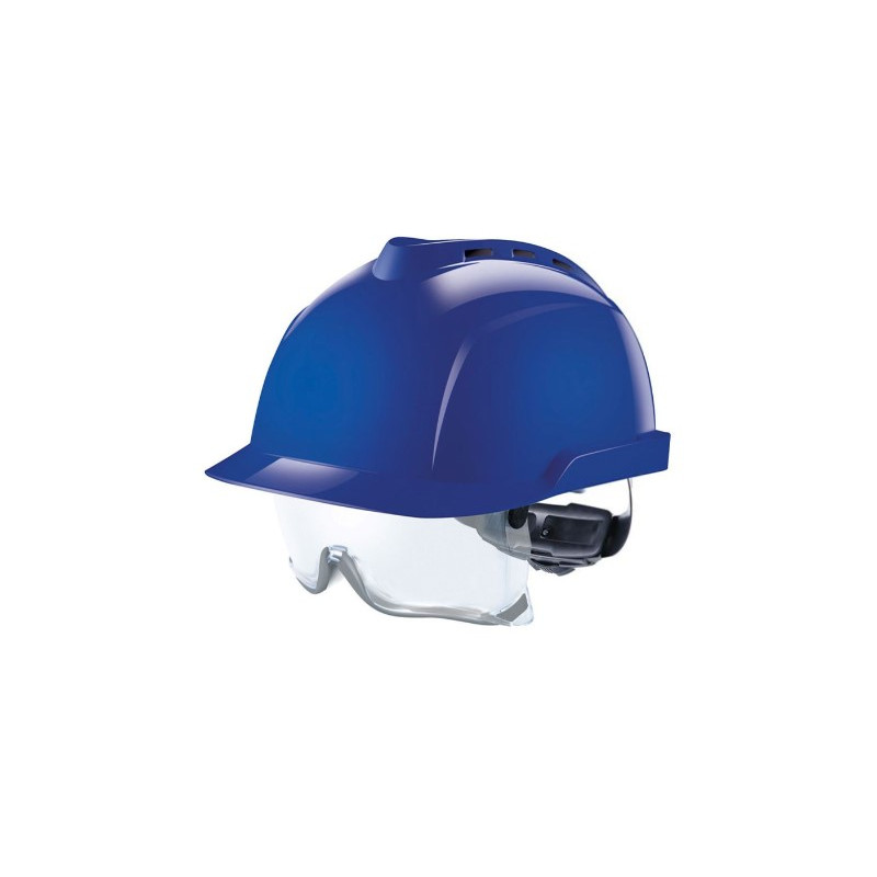 Casque de sécurité - MSA VGARD 930 avec lunettes intégrées Couleur ...