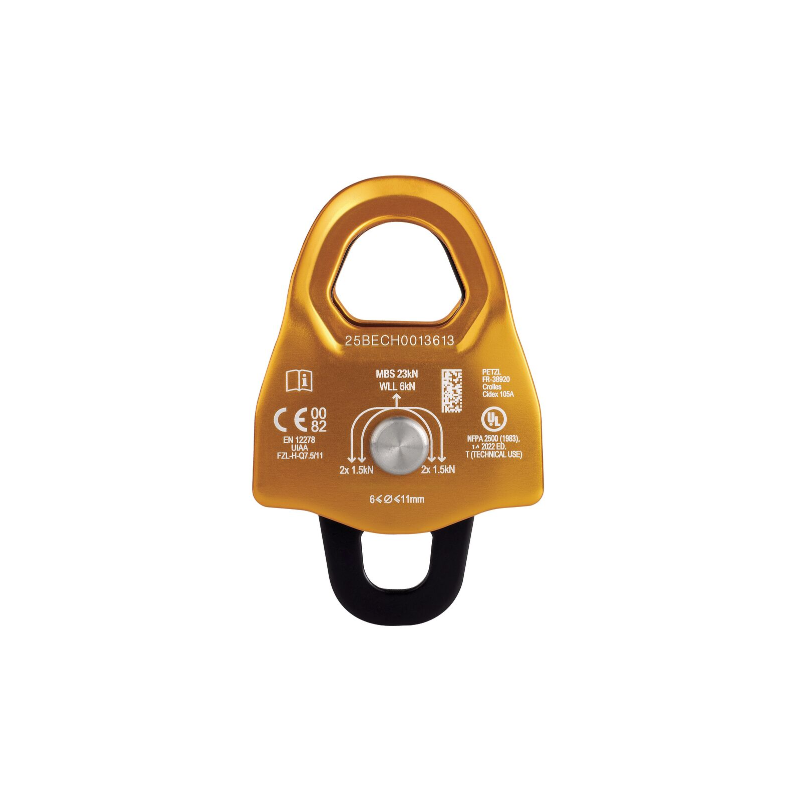 EPI PETZL - MINDER S2 Poulie Prusik double légère à haut rendement